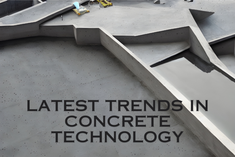 What are Latest trends in concrete technology